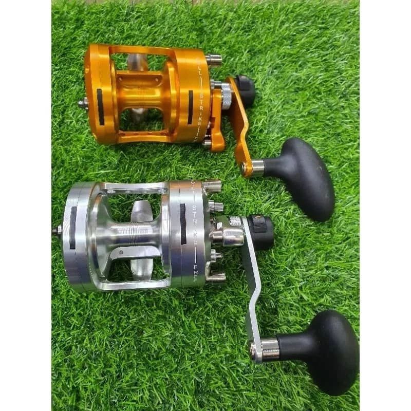 OMOTO S12-II TWO SPEED OVERHEAD BOTTOM & TROLLING FISHING REEL | Shopee ...