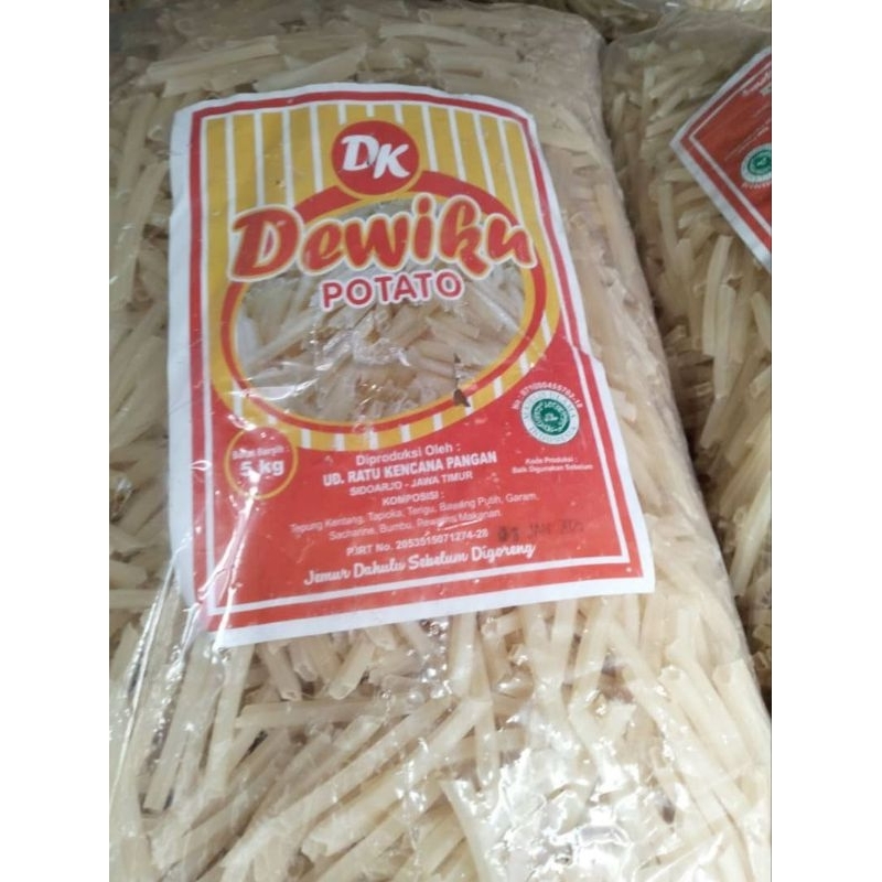 JUAL BORONG 5kg STICK POTATO/KRUPUK KENTANG DEWIKU MENTAH | Shopee Malaysia