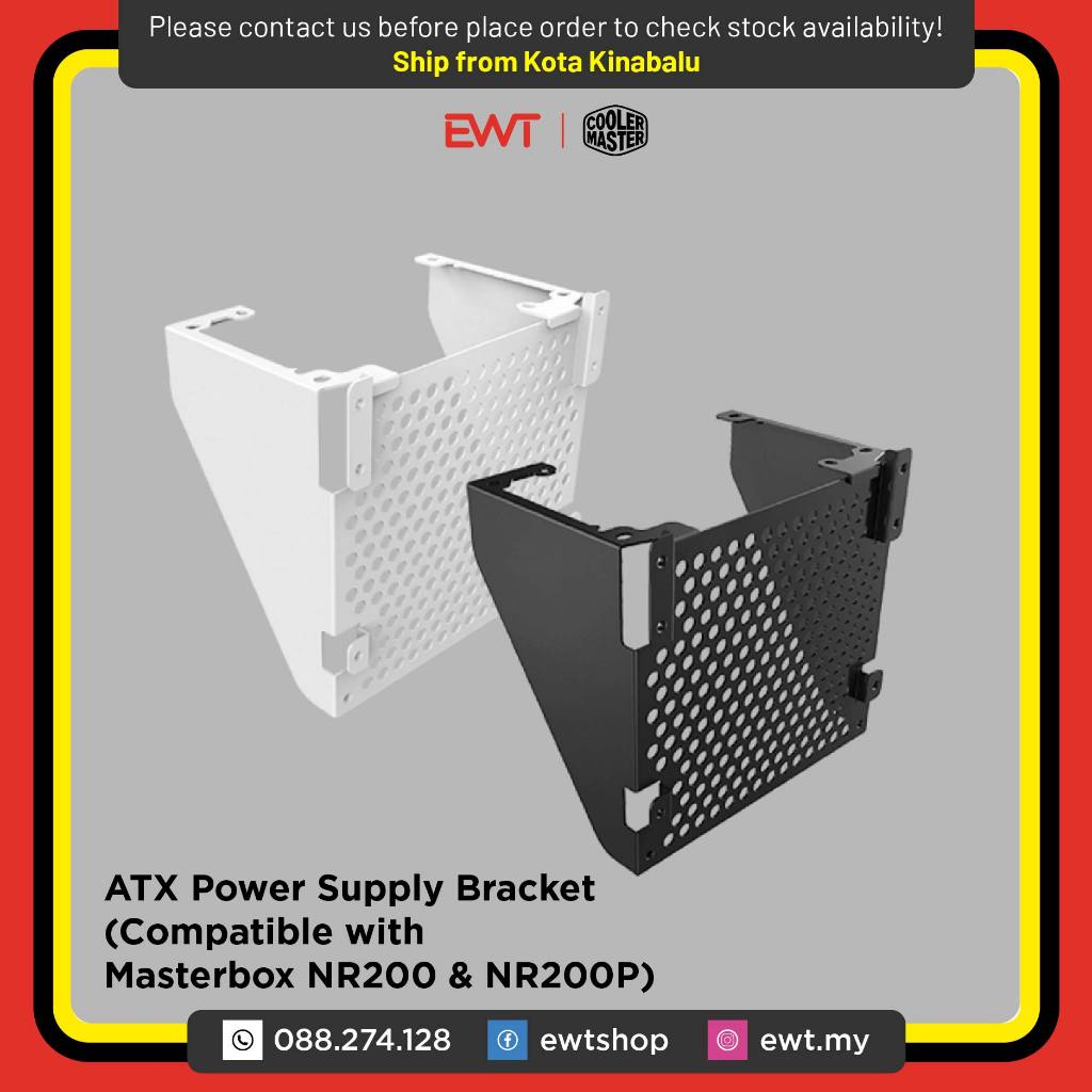 COOLER MASTER ATX Power Supply Bracket (Compatible with NR200 and ...