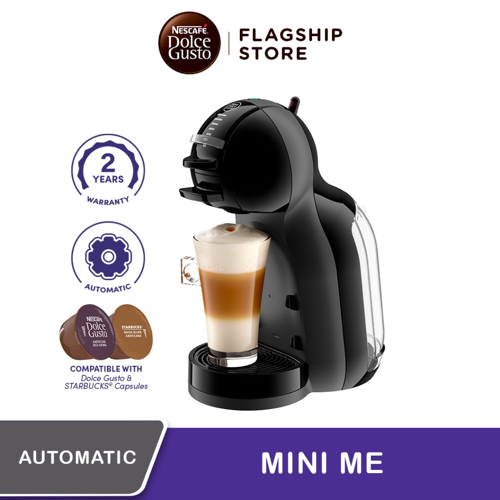 NESCAFÉ® Dolce Gusto® Mini Me Coffee Machine [WHITE/ BLACK] | Shopee ...