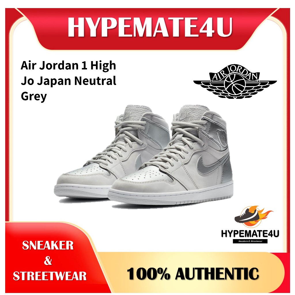 Air Jordan 1 High Co Japan Neutral Grey⁣ (Men) | Shopee Malaysia