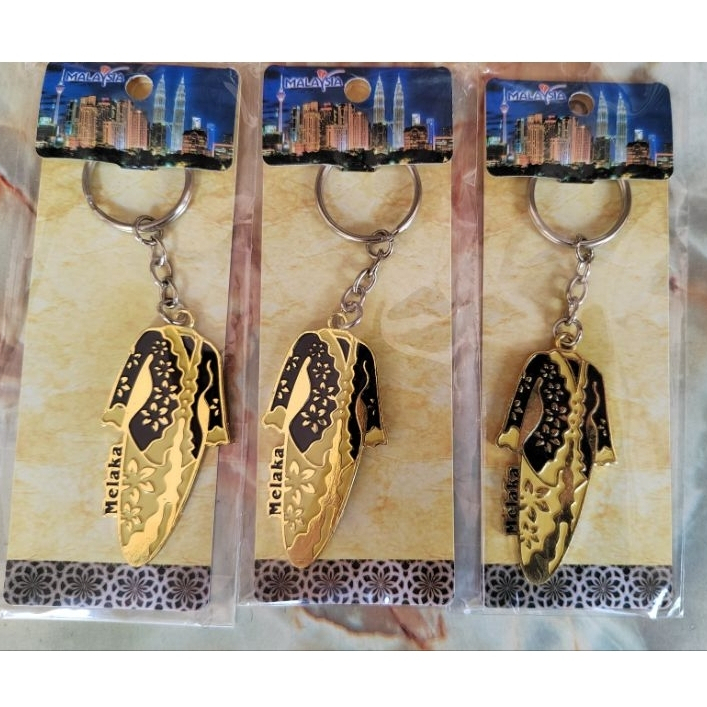 [Ready Stock] Melaka Souvenir Zinc Alloy Kebaya Design Keychain ...