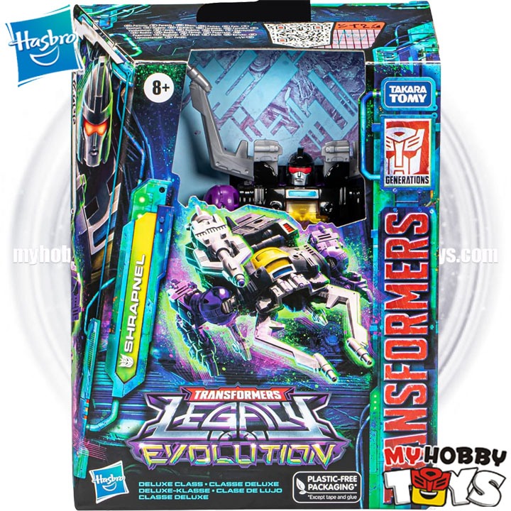 Hasbro Takara Tomy Transformers - Legacy Evolution : Deluxe Class Shrapnel Action Figure ...
