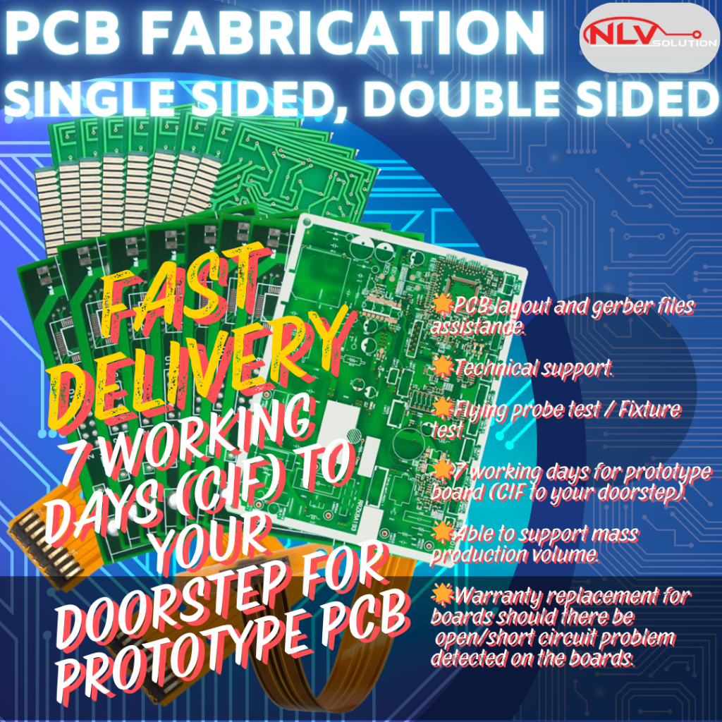 Printed Circuit Board (PCB) prototype fabrication Service | Shopee Malaysia