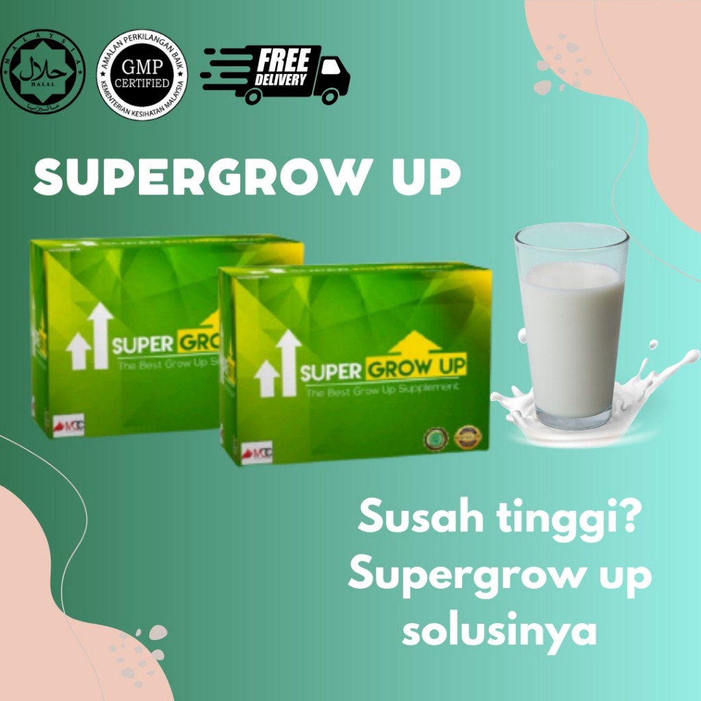 SUPER GROW UP SUPLEMENT PENINGGI BADAN TERBAIK DAN TERLARIS DI MALAYSIA ...