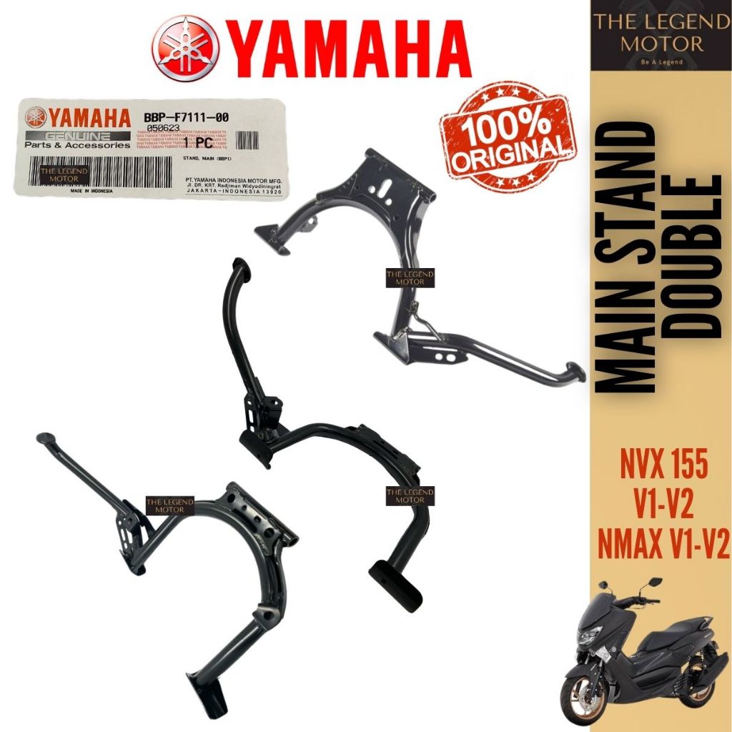 NMAX NVX 155 V1 V2 AEROX NVX155 Main Stand Double Tongkat Tengah Dua Kaki B65-F7111-00 B6H-F7111 ...