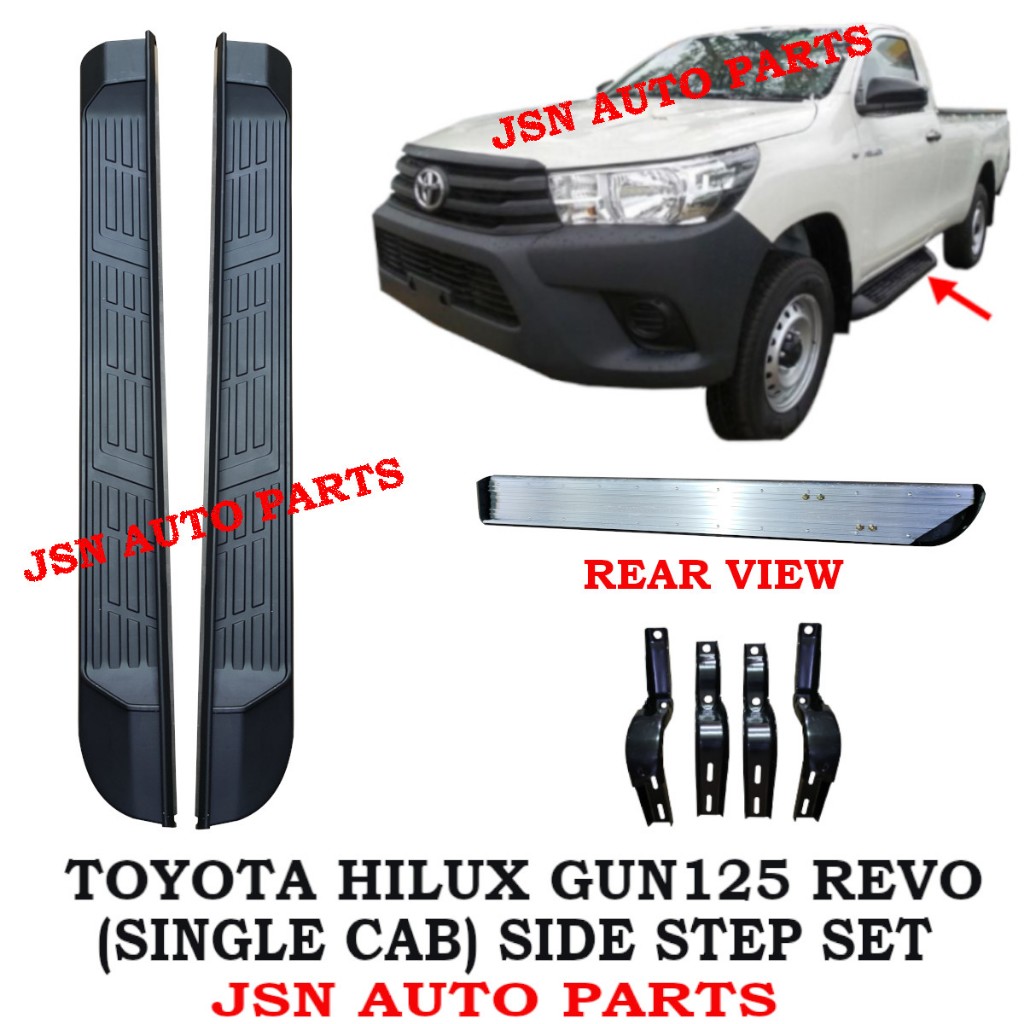 J119S02 SIDE STEP SET TOYOTA HILUX REVO GUN125 (SINGLE CAB )4X4 PICK UP ...