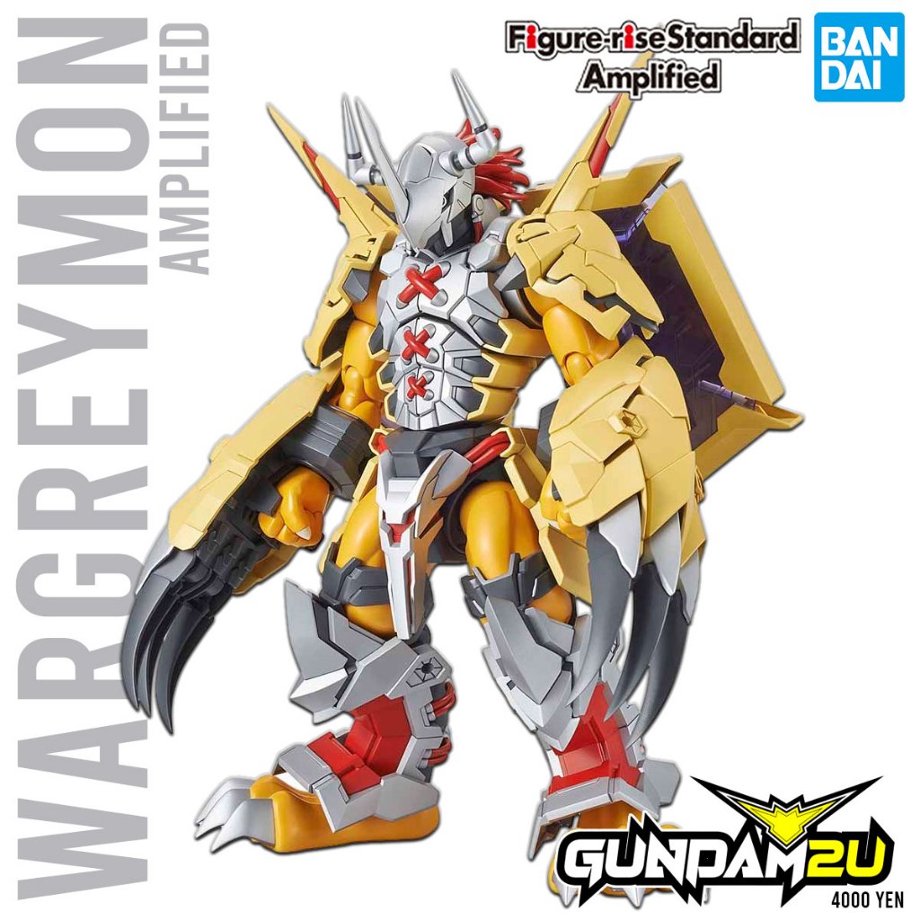 BANDAI FRS Wargreymon Amplified - Figure-rise Standard Digimon Adventure Plastic Model Kit ...