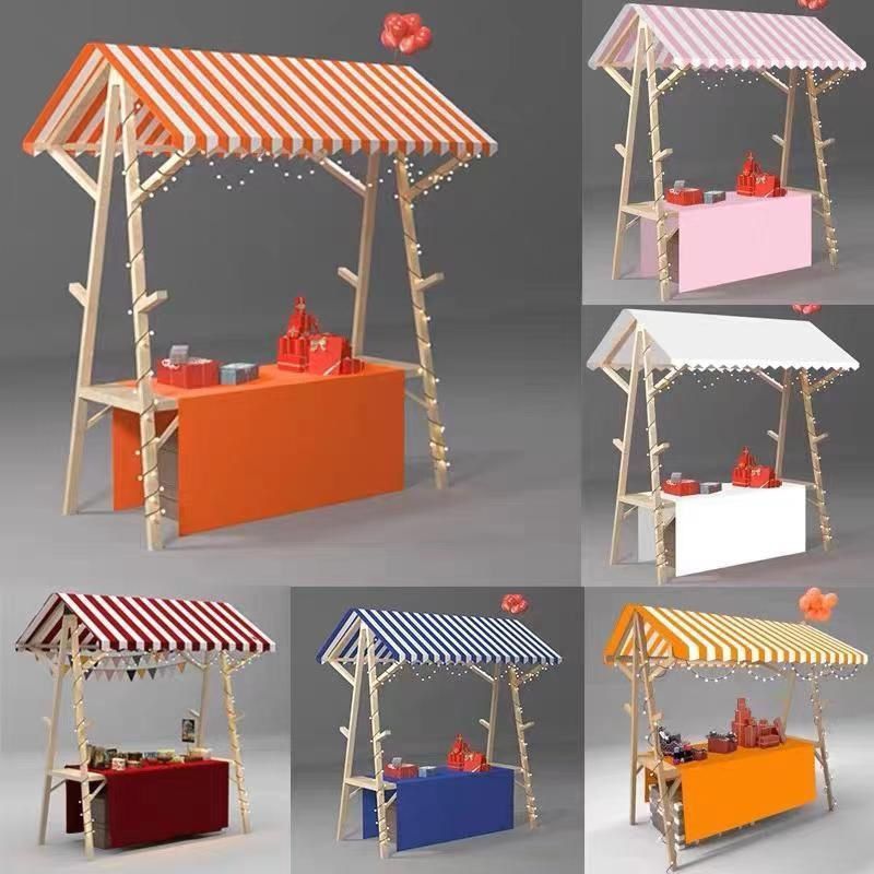 READY STOK MALAYSIA Gerai Stall Mudah Alih Kayu Pine portable stall ...