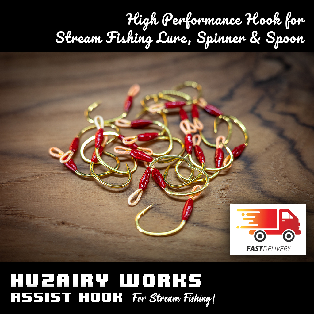 Huzairy Works Assist Hook for Stream Fishing / Custom Handmade assist ...