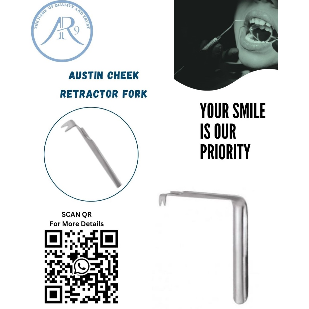 Dental Austin Cheek Retractor Dental Austin Fork Stainless Steel Oral ...