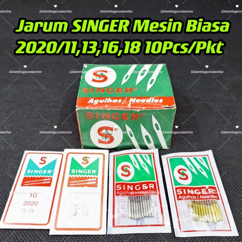 Alat Jahitan Singer Jarum Mesin Biasa 2020/ Singer Needle/Jarum Emas ...
