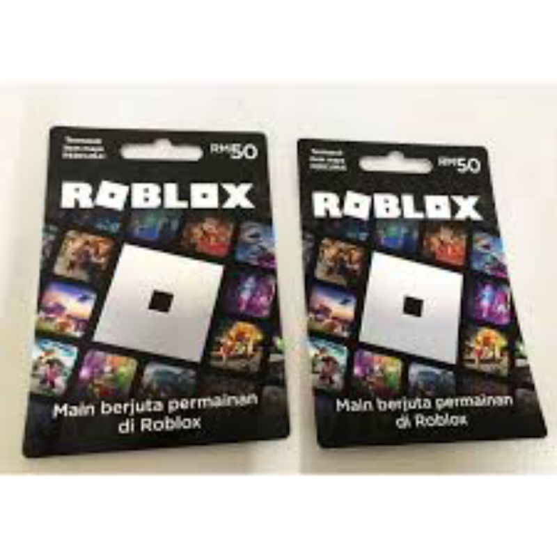 ROBLOX ROBUX!! ROBLOX GIFT CARD RM50 | Shopee Malaysia