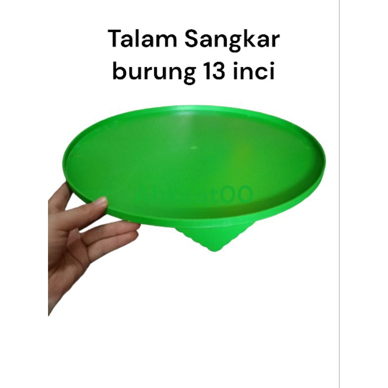 Pelapik Sangkar burung Besi Dan kayu 13 inci / Talam najis sangkar ...