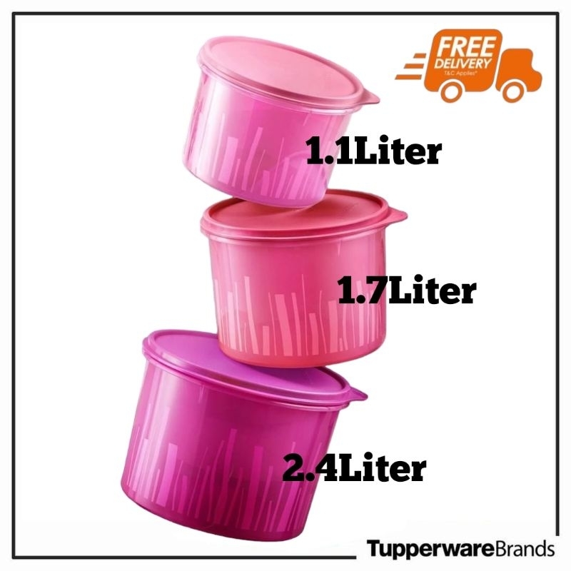 🔥READY STOCK🔥Tupperware Snack N Stack Canister Set | Shopee Malaysia