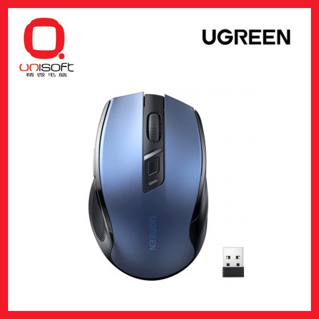 UGREEN WIRELESS SILENT MOUSE MU006 2.4G WITH 6 BUTTON & 4000DPI ...