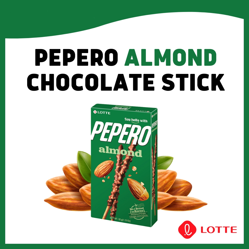 Lotte Pepero Almond Big Pack (256g) | Shopee Malaysia