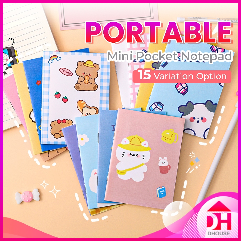 Cute Cartoon Mini Notebook Pocket Portable Memo Pad Diary School Student Stationery Kids Buku ...