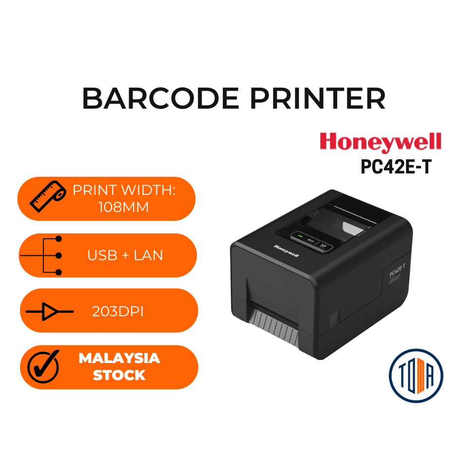 Honeywell PC42E-T USB+LAN Desktop Barcode Label Printer | Shopee Malaysia