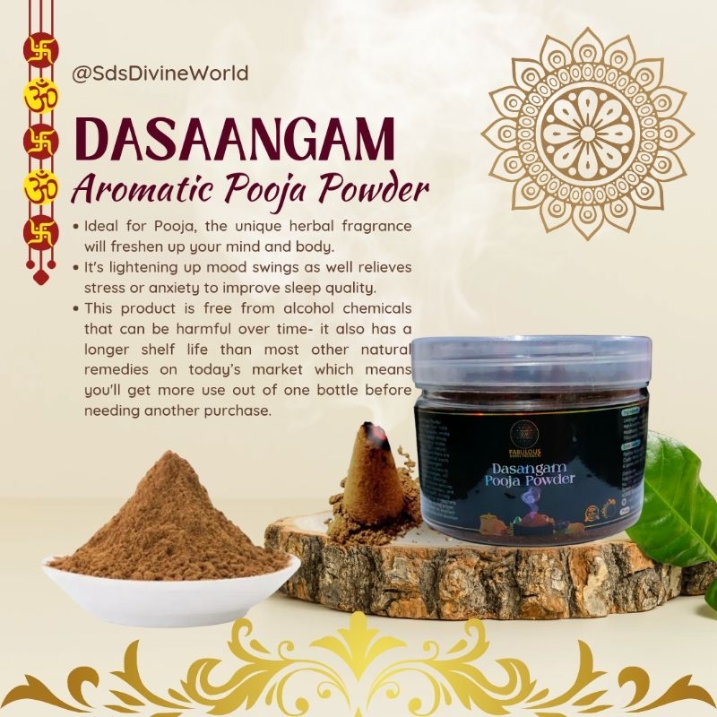 Fabulous Dasaangam Aromatic Pooja Powder | Shopee Malaysia