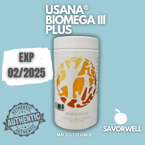 Usana Biomega III Plus 活力奥米加 56 Soft gel capsules (MY) | Shopee Malaysia