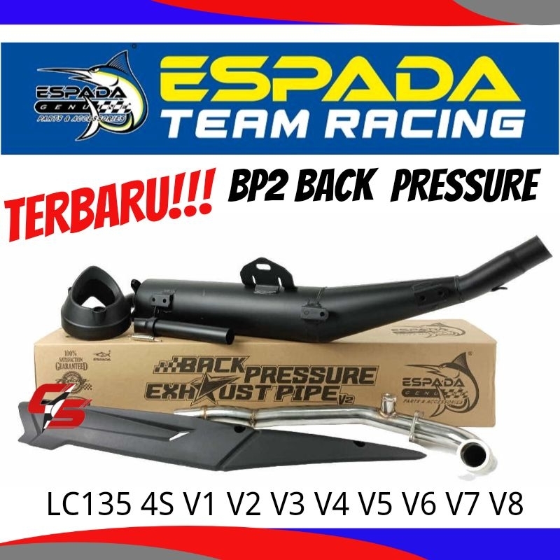 ESPADA STANDARD RACING EXHAUST PIPE BACK PRESSURE BP2 / BP1 LC135 4S V1 V2 V3 V4 V5 V6 V7 V8 FI ...