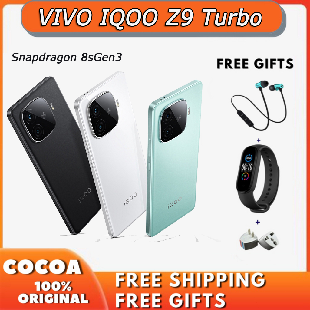 VIVO Z9 Turbo Turbo Plus / VIVO iQOO Z9 Turbo Snapdragon 8s Gen 3 AMOLED 144Hz 6000mAh 80W Dual ...