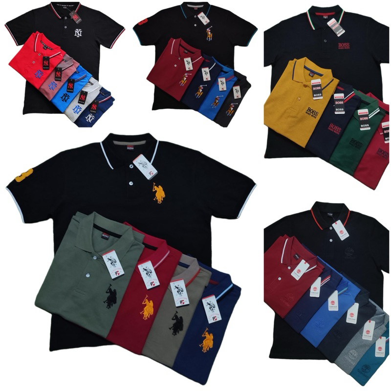 Baju kolar plain kain cotton Random colour | Shopee Malaysia