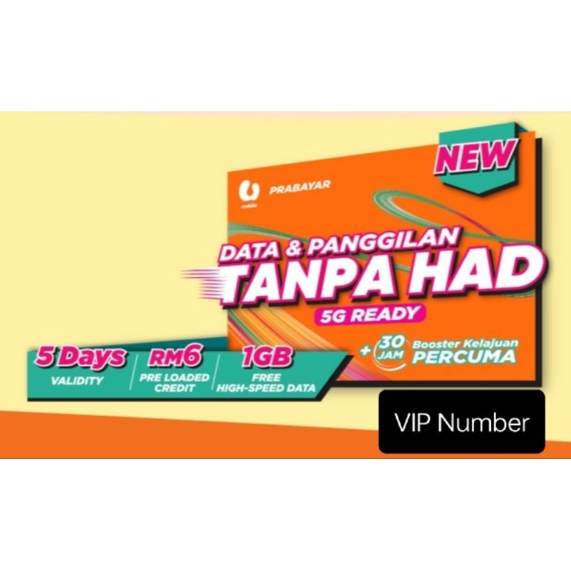 U Mobile 5g Ready Prepaid Sim Pack|Self Register| 🔥011 VVIP NUMBER🔥 ...