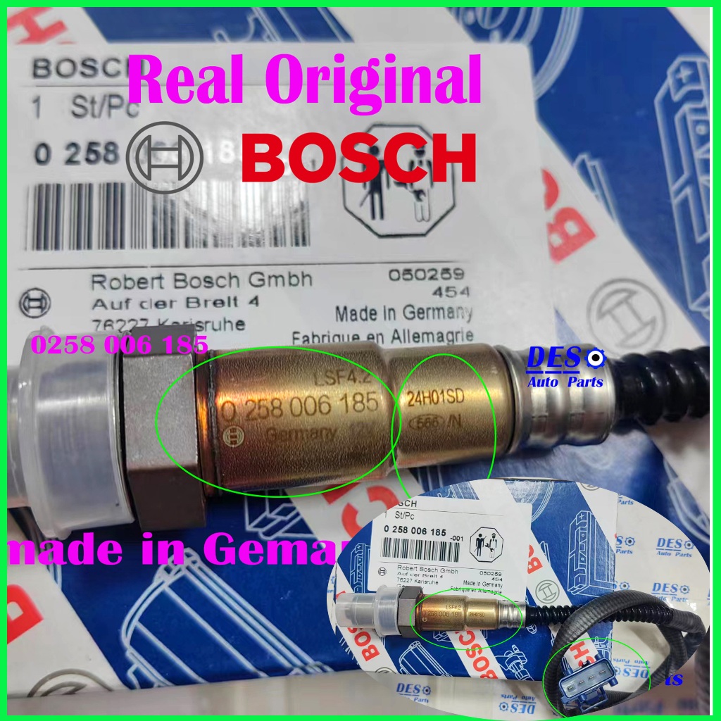 【READY STOCK 】BOSCH O2 Oxygen Sensor 0258006185 Fit Citroen Berlingo C2 ...