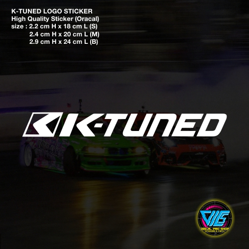 K-TUNED / KTUNED Long Type Sticker / Decal (High Quality Sticker ...