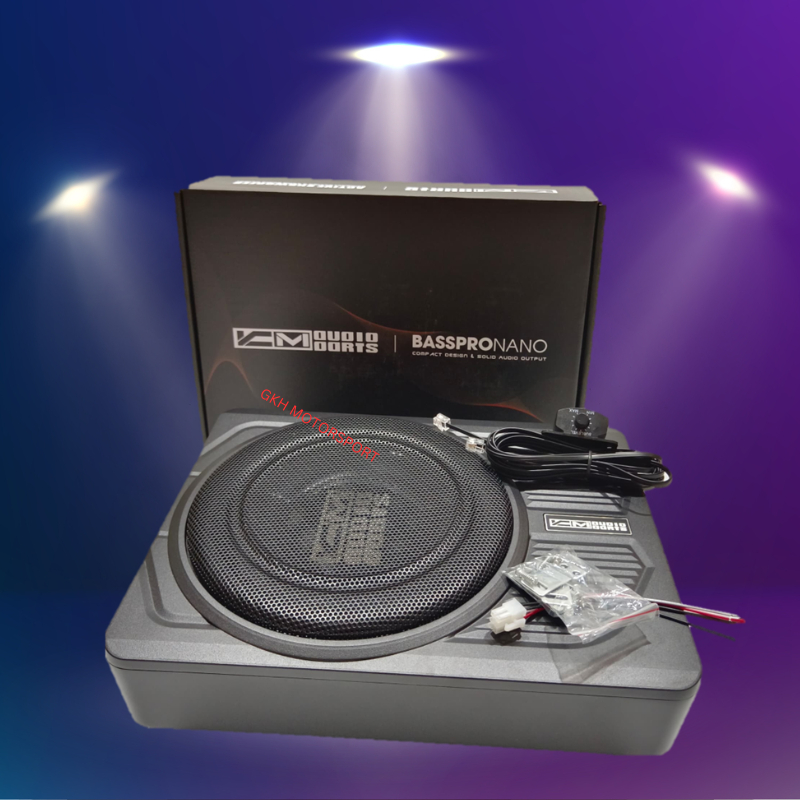 KM AUDIO PARTS G SERIES 10" INCI INCH UNDERSEAT UNDER SEAT ACTIVE ...