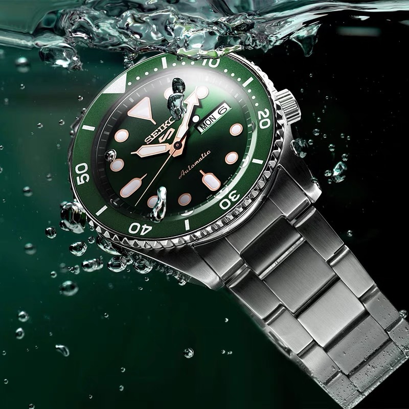SEIKO Seiko watch men's No. 5 sports green water ghost waterproof ...