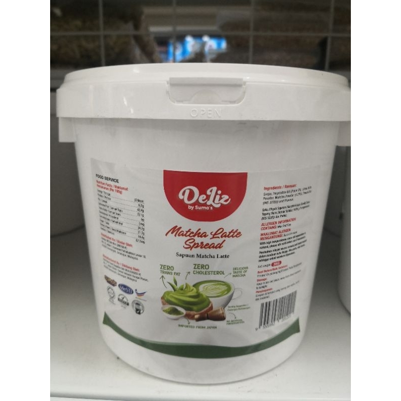 Deliz matcha latte spread 3kg | Shopee Malaysia