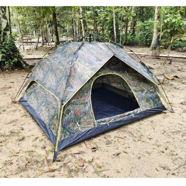 Khemah Camping Tent Instant Up Automatic Kemah Kemping Water Resistant ...