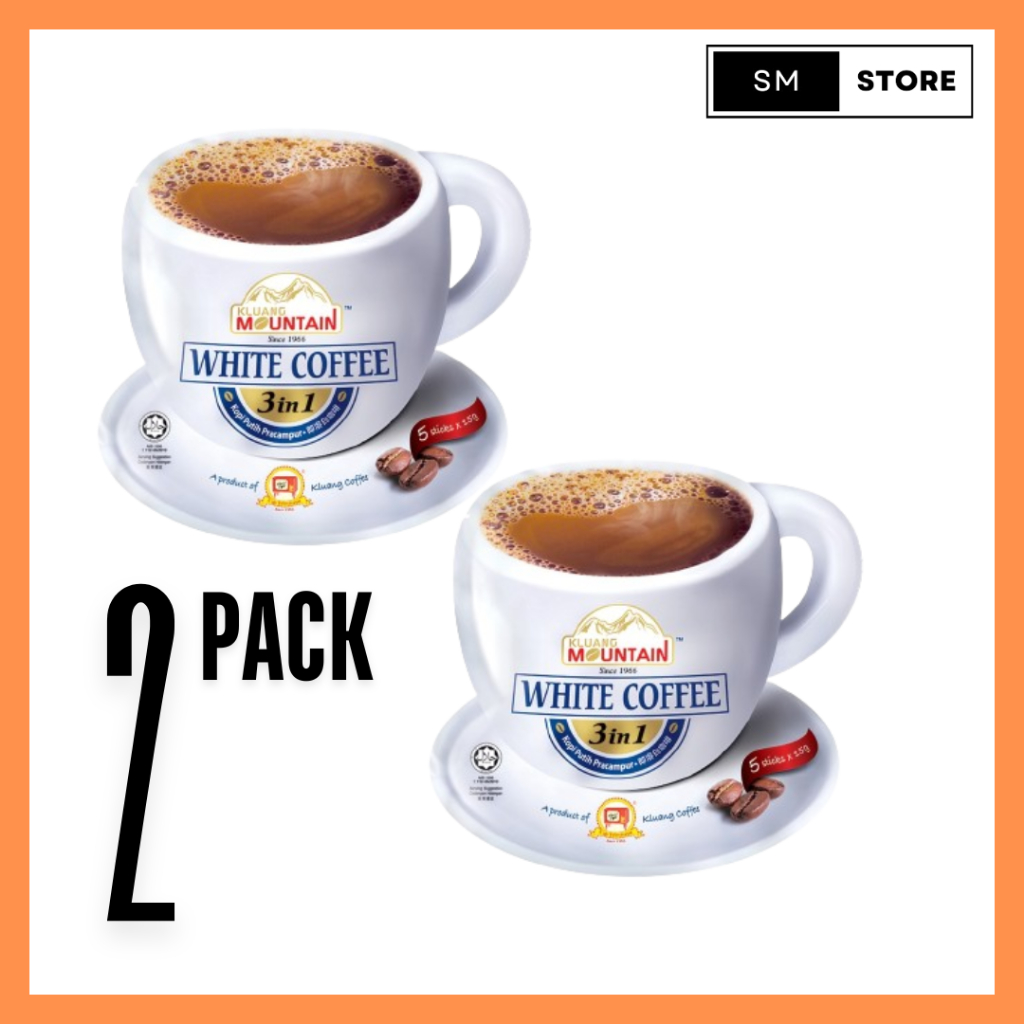 Kluang Mountain Cap Televisyen Mini White Coffee 3 in 1 (5 sticks x 1 ...