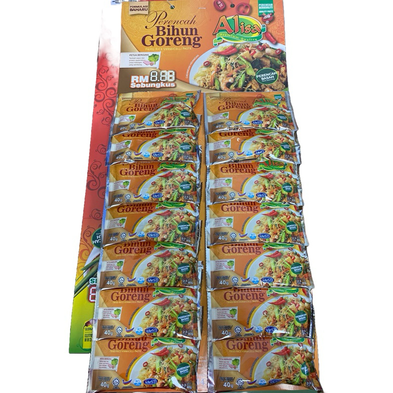 Alisa Perencah Bihun Goreng Fried Rice Vermicelli Paste (14 Packs ...