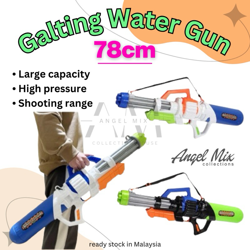 Ready Stock !!! 78Cm High Pressure Long Range Galting Water Gun Kids ...