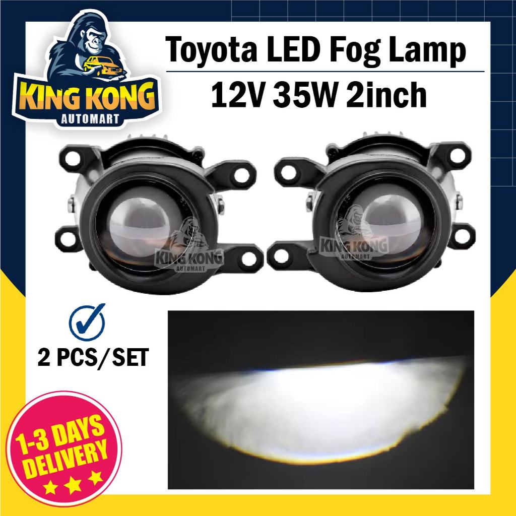 TOYOTA FOG LAMP DLAA LED TOYOTA NEW TY-5977-LED 2 INCH | Shopee Malaysia