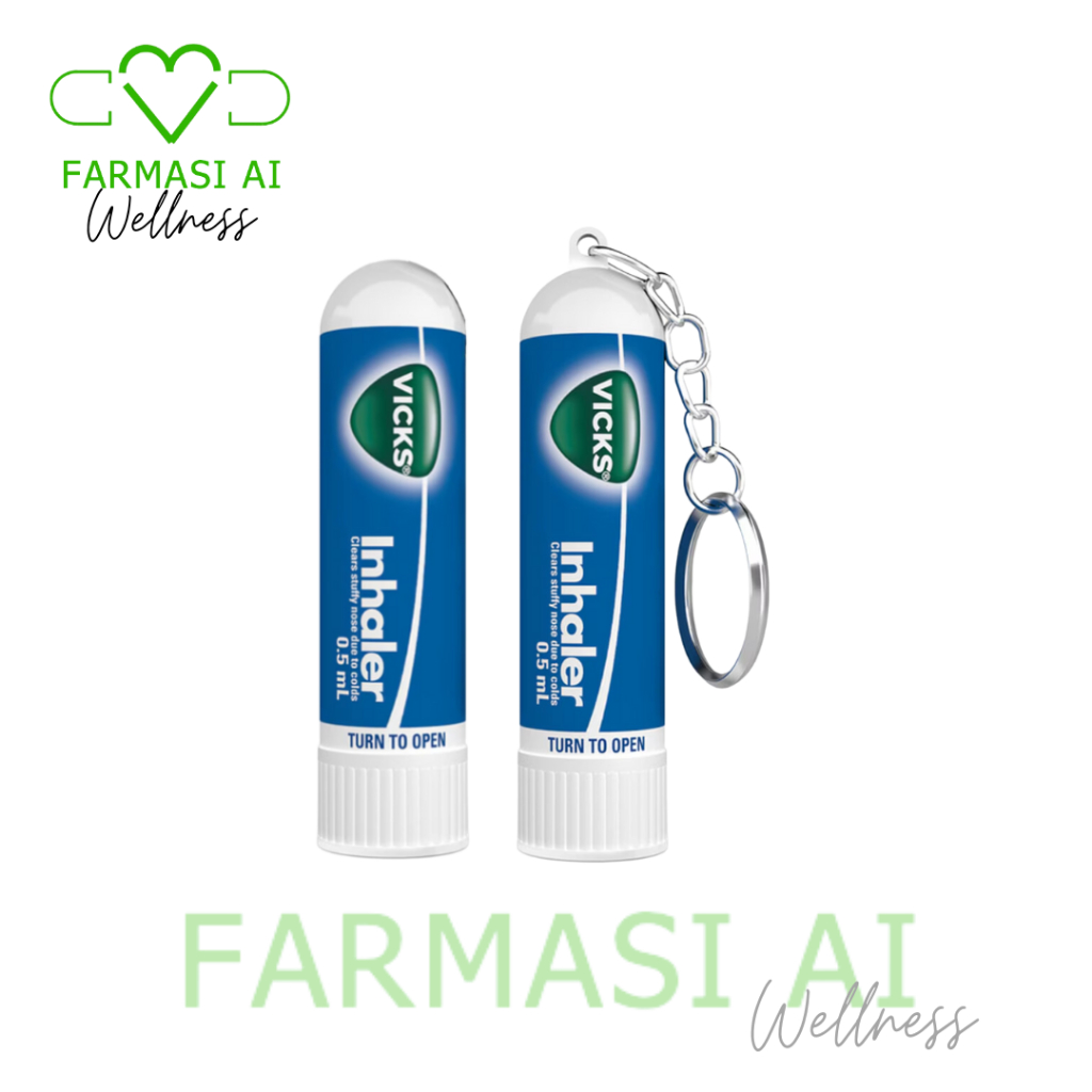 Vicks Inhaler 0.5ml With / Without Keychain (Expiry Date in Description ...
