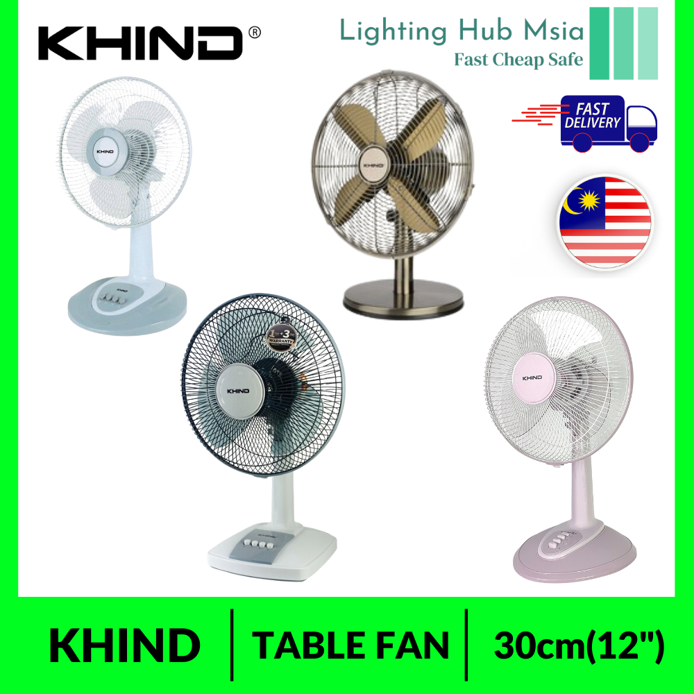 KHIND TABLE FAN 12/14/16" | Shopee Malaysia
