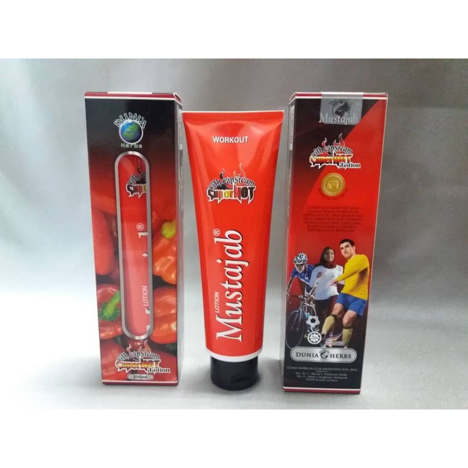 LOSYEN MUSTAJAB WITH CAPSICUM SUPER HOT LOSYEN MUSTAJAB MURAH Lotion ...