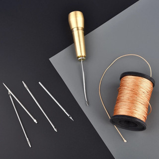 Leather Sewing Kit Jarum Jahit Kasut Kulit DIY Leather Sewing Awl ...