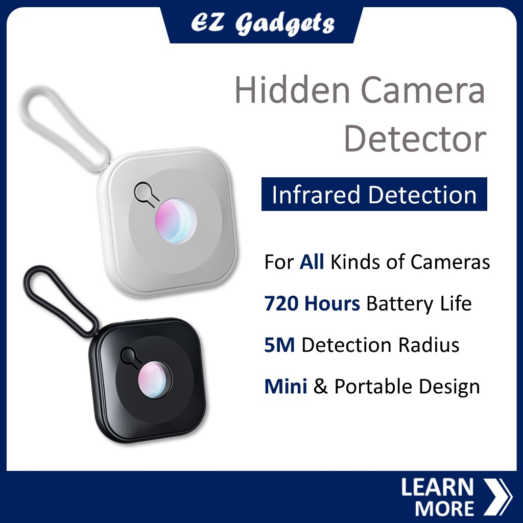 Portable Hidden Lens Detector Anti Spy Hidden Camera Detector Security ...