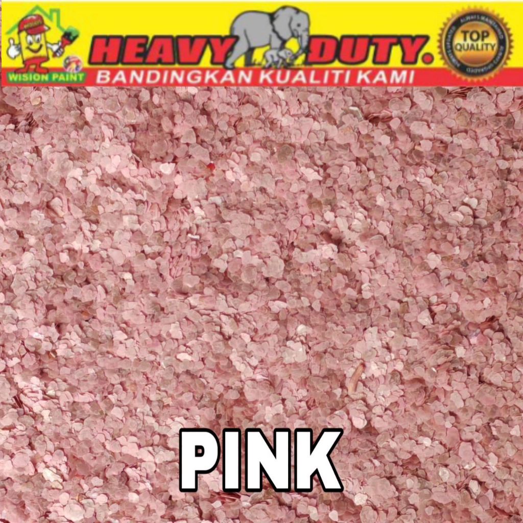 PINK Full Set / FLAKE Epoxy Floor Coating (Free Tools / 1KG FLAKE / 1L ...
