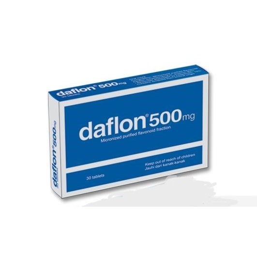 Daflon 500mg 30 Tablets for Hemorrhoid | Shopee Malaysia