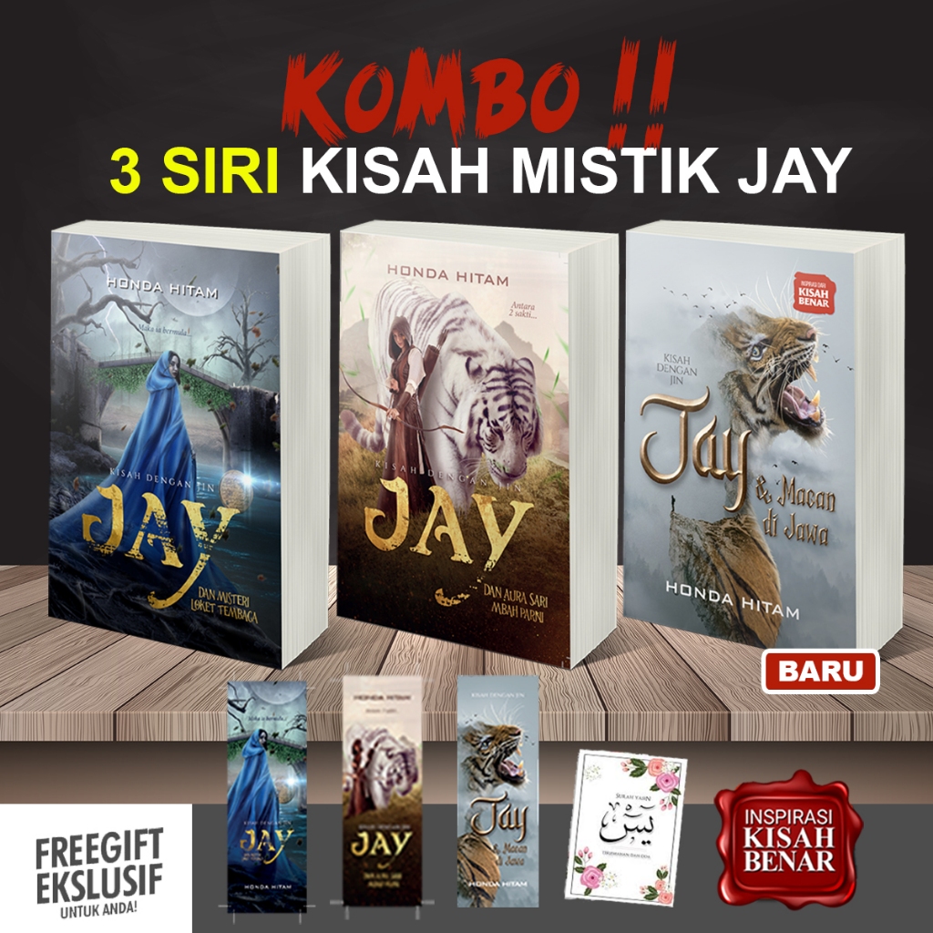 KOMBO JAY SIRI 1, 2 & 3 | KARYA HONDA HITAM (NOVEL MISTIK KISAH BENAR ...