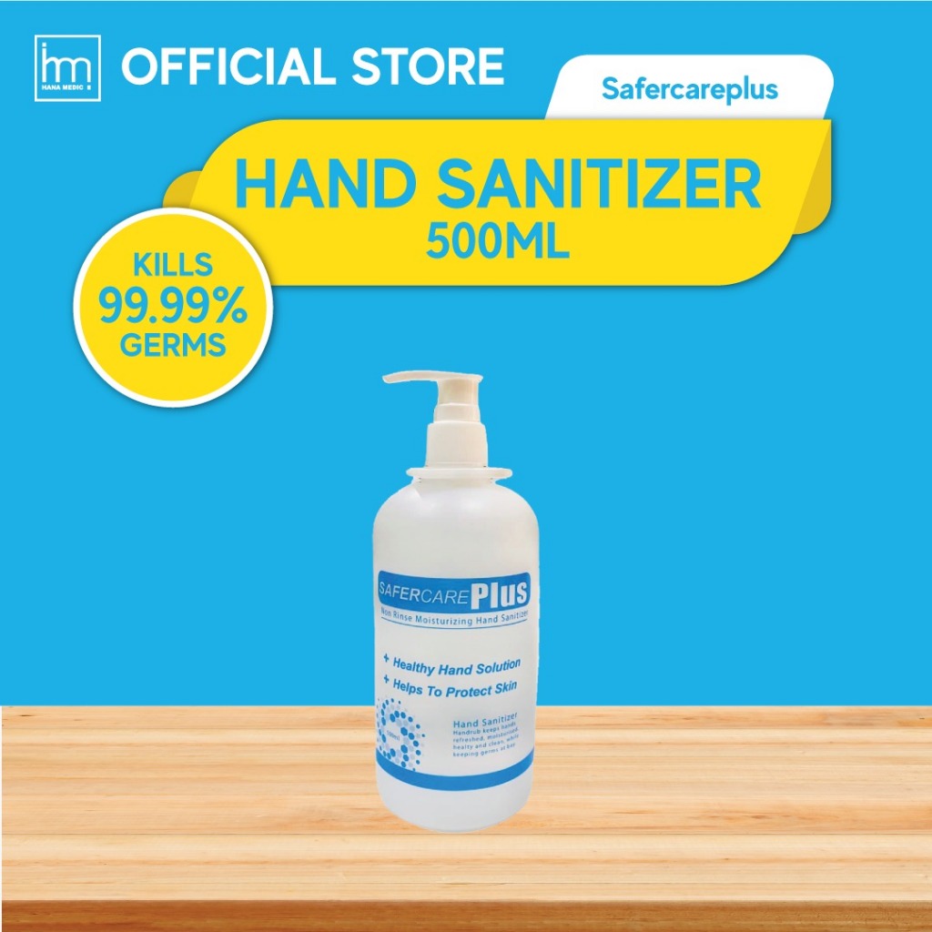 Safercare Plus Hand Sanitizer For Adult (500ml) | Shopee Malaysia