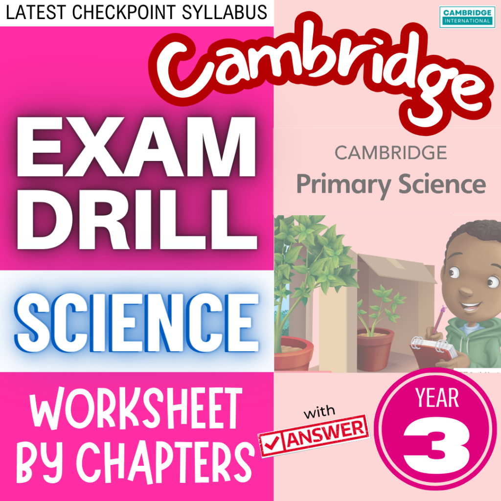 47C New Cambridge Primary Science 3 Exam Drill Worksheet by Chapter ...