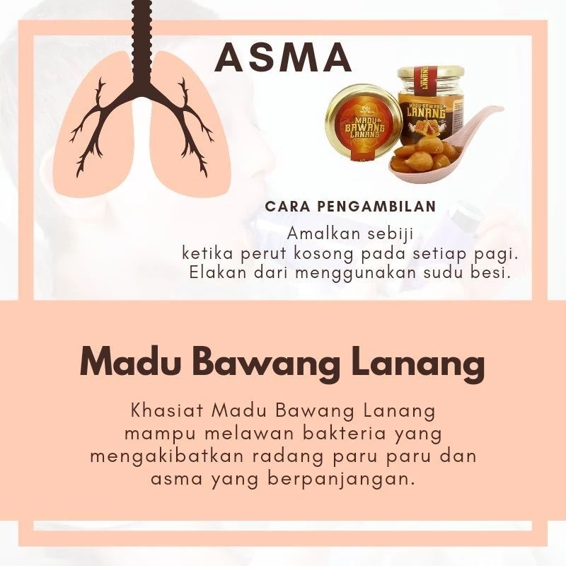 💢 ASMA ! 🎁 + Sesak Nafas Semput Madu Bawang Lanang Asthma | Shopee Malaysia